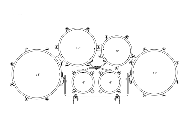 Fieldstar Rudiment Marching Tenor Drum | Tenor Drums | MARCHING ...